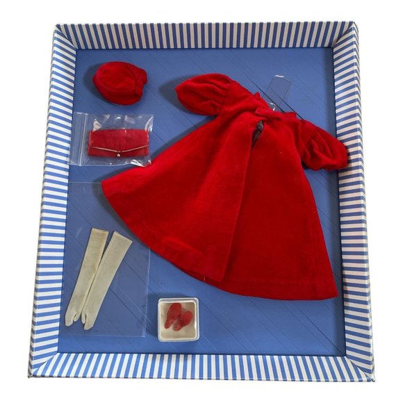 Mattel | Toys | Vintage 96s Barbie Doll Fashion Outfit Red Flare 939 ...